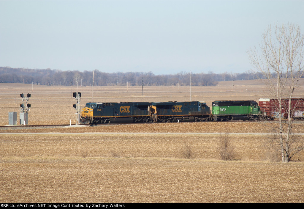 CSX 620 5228 CEFX 7092